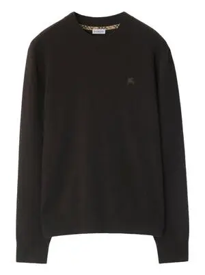 Burberry Cashmere Blend Sweater - Scorched Brown