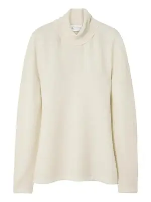 WE NORWEGIANS Uvdal Merino Wool Turtleneck Sweater - Neutrals