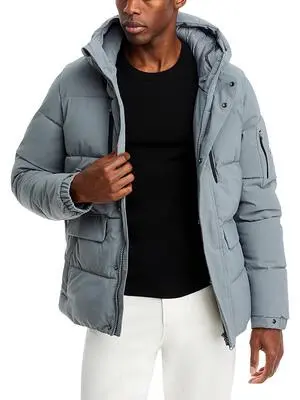 SAVE THE DUCK Alter Hooded Puffer Jacket - Mid Grey