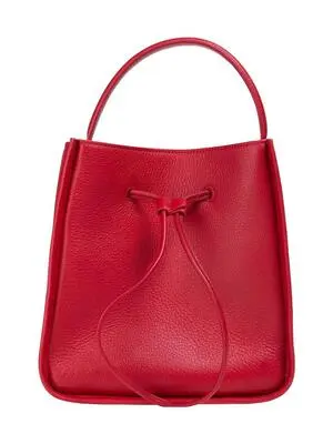 3.1 Phillip Lim Soleil Small Pebbled-leather Bucket Bag - Red