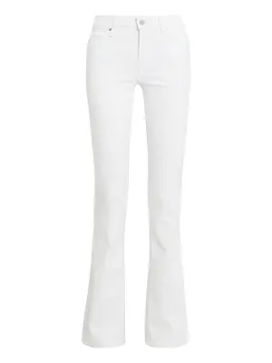 Paige Manhattan High-rise Bootcut Jeans - White