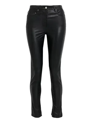 IRO PARIS Dojo Leather Skinny Pants - Black