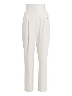 IRO PARIS Motel Pleated Tapered Pants - Ecru