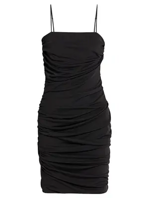 IRO PARIS Isela Ruched Mini Dress - Black
