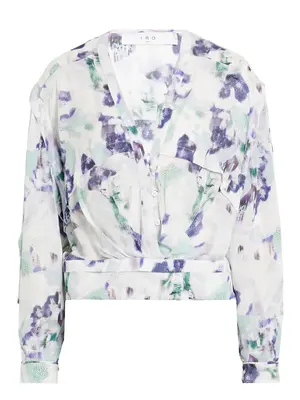 IRO PARIS Otaki Printed Blouse - White