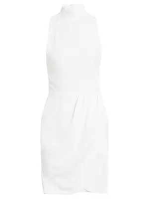 IRO PARIS IRO Kamela Pleated Crepe Mini Dress White