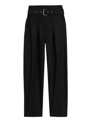 IRO PARIS Benet Wool-blend Tapered Pants - Black