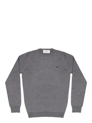 PELO FOUNDATION Merino Wool Crewneck Grey