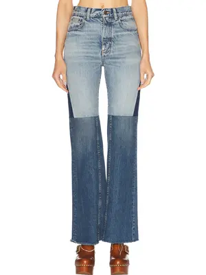 Chloé Flare Jeans - Multicolor Blue