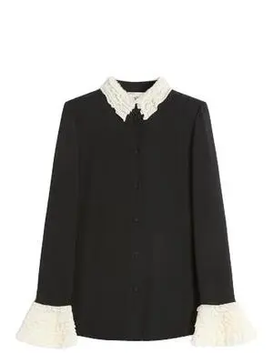 Valentino Garavani Georgette Blouse - Black