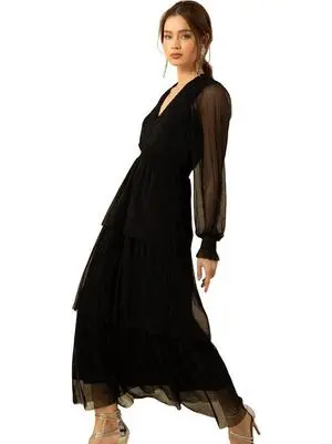 Hale Bob Hale Bob Bianca Maxi Dress Black