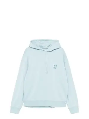 Maison Kitsuné Bold Fox Head-patch Hoodie - Blue