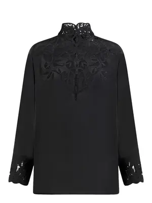Etro Crepe De Chine Blouse - Black