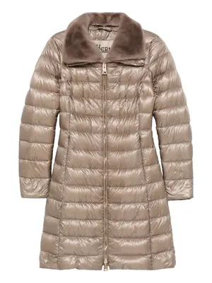 Herno Elisa Padded Coat - Brown