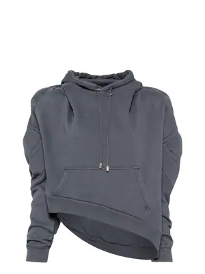 Collina Strada Gym Muscle Wave Hoodie - Grey