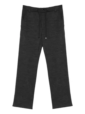 Moncler Drawstring Tapered Trousers - Grey