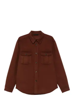 Brioni Brushed Shirt - Brown
