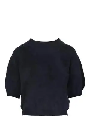 LISA YANG Juniper Knitted Top - Black