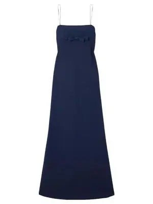 Bernadette Phil Bow-embellished Gown - Blue
