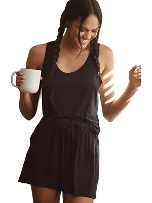 Eberjey Gisele Everyday Tank Top - Black