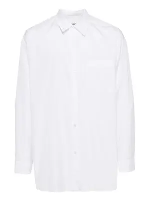 Attachment Cotton Shirt - White