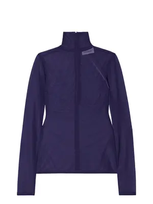 16Arlington Isse Stretch-jersey Turtleneck Top - Purple