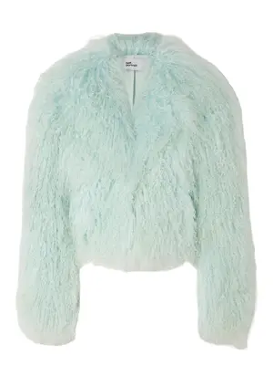 SELF-PORTRAIT Shearling Jacket - Green