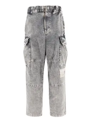 Mihara Yasuhiro Military Cargo Jeans - Grey