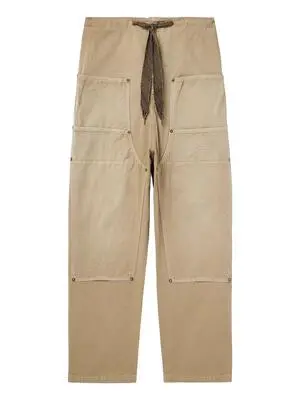 Kapital Katsuragi Wide-leg Cotton-twill Trousers - Neutrals