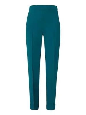 Akris Chris Crepe Tapered Pants - River Green