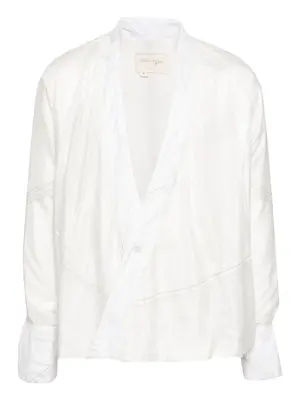 GREG LAUREN Parachute Winged Jacket - White