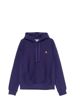 Carhartt Work In Progress American Script Hoodie Purple