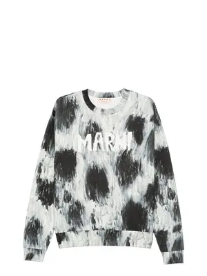 Marni Scribble-logo Sweatshirt - Grey