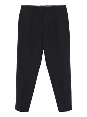 DELL'OGLIO Pleated Tailored Trousers - Blue