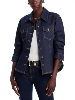 Cinq À Sept Denim Shirt Jacket - Indigo
