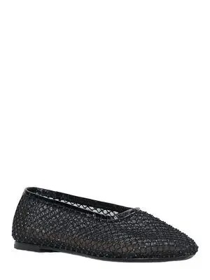 Staud Alba Ballet Flats - Black
