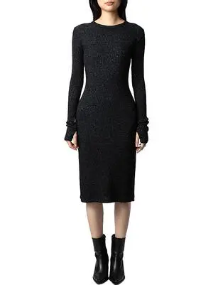 Zadig&Voltaire Ruby Midi Dress - Noir