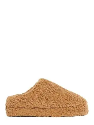 Apparis Apparis Misha Bouclette Slipper Hazelnut