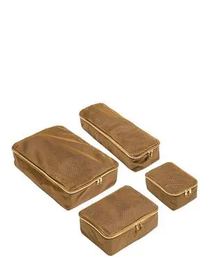 ROYCE & ROCKET Royce & Rocket Packing Cubes Set Of 4 Tobacco