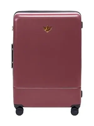 ROYCE & ROCKET The Castle Midsize 28" Expandable Luggage - Burgundy/cloud Pink