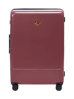 ROYCE & ROCKET The Castle Midsize 28" Expandable Luggage - Burgundy/tobacco