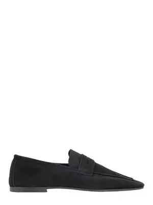 SOPHIQUE Essenziale Suede Penny Loafers - Black