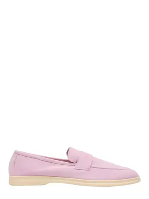 SOPHIQUE Sophique Essenziale Suede Penny Loafers Soft Lilac