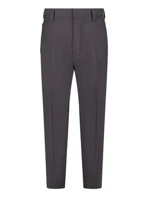 Zegna Straight Fit Trousers - Grey