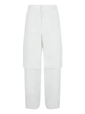 Off-White Double Layer Carpenter Pants - White