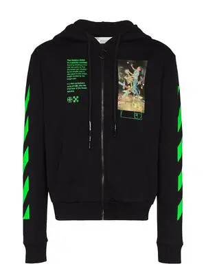 OFF-WHITE Golden Ratio Graphic Zip-Up Hoodie