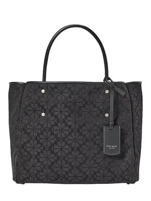 Kate Spade New York Spade Flower Jacquard Tote Black Multi