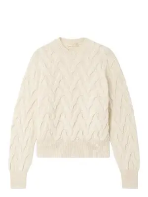 LORO PIANA Cable-Knit Cashmere Sweater