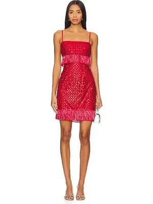 Saylor Caitriona Dress - Ruby