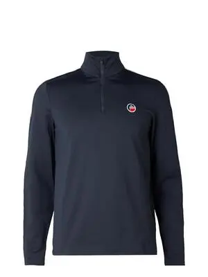 Fusalp Logo-appliquéd Stretch-jersey Base Layer - Blue